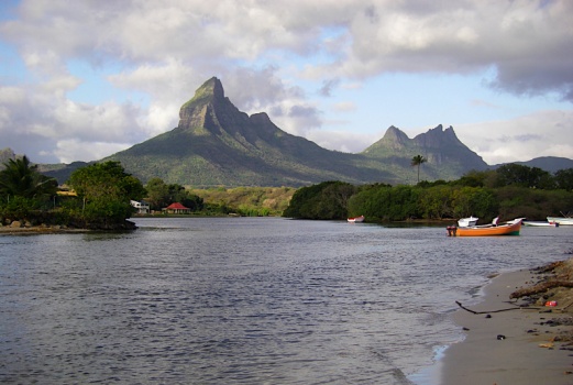 Carte géographique et touristique de l'Ile Maurice, Port Louis ...